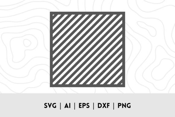 Diagonal Stripes Pattern Stencil Graphic by craftherway · Creative Fabrica