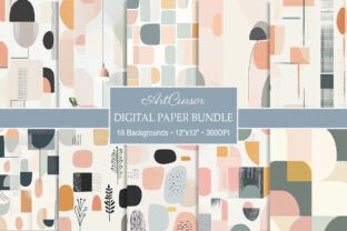 Minimalist Scandinavian Digital Papers Graphic by ArtCursor · Creative ...