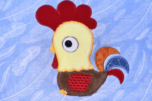 Rooster Appliqué · Creative Fabrica