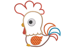 Rooster Appliqué · Creative Fabrica