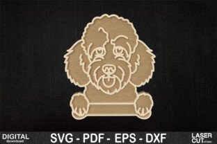 Poodle Outline Laser Cut Design · Creative Fabrica
