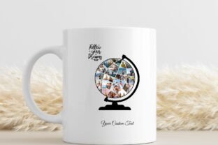Globe Photo Collage Canva Frame Graphic by Digital Neverland · Creative ...