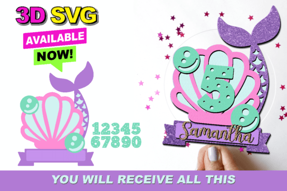 5,587 Cake Topper Svg Designs & Graphics