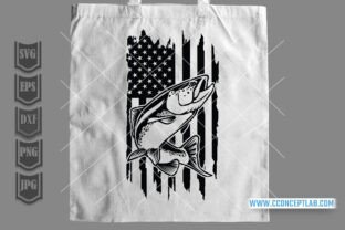 US Trout Fish Svg Graphic by CconceptLab Digitals · Creative Fabrica