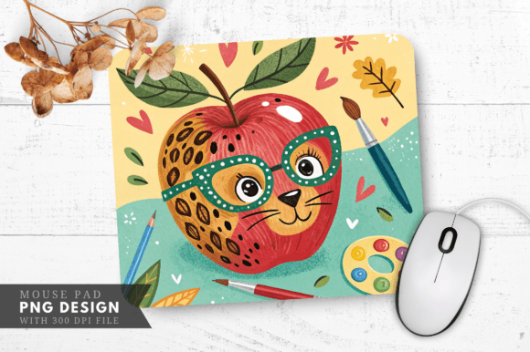 100 Day of School Mouse Pad Graphic by Regulrcrative · Creative Fabrica