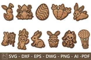 10 Easter Laser Cut Designs · Creative Fabrica