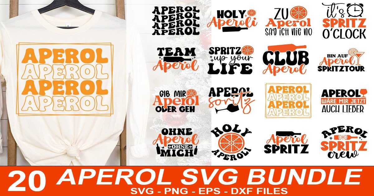 Aperol SVG Bundle Bundle · Creative Fabrica