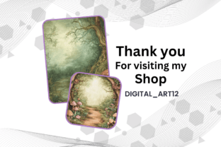 Fairytale Forest Digital Paper Graphic by Digital_Art12 · Creative Fabrica