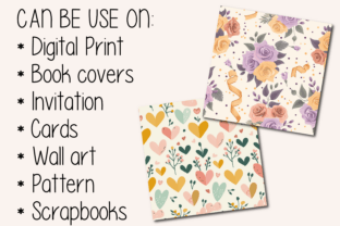 Floral Mother's Day Digital Paper Graphic by Print Haven · Creative Fabrica