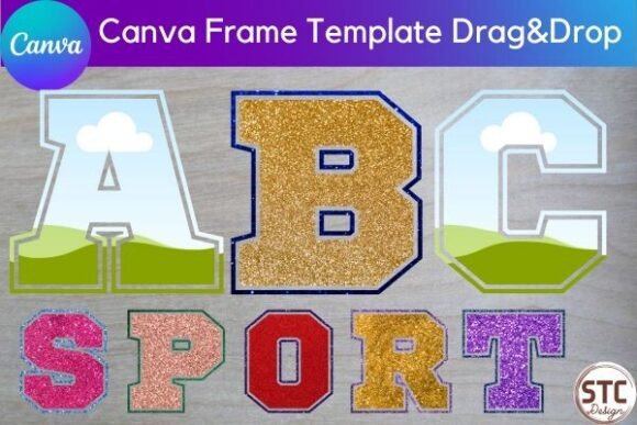 Color by Letter Canva Templates ABC Graphic by Sprankel · Creative Fabrica