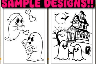 Couple Spooky Valentine's Coloring Pages Graphic by Cute Designer ...