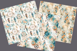 23 Boho Dream Catchers Patterns Graphic by MettoDigitalPaperArt ...