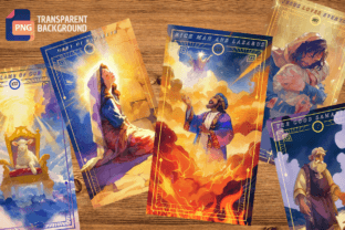 Christian Tarot Cards - 33 PNG Clipart Graphic by Sahad Stavros Studio ...