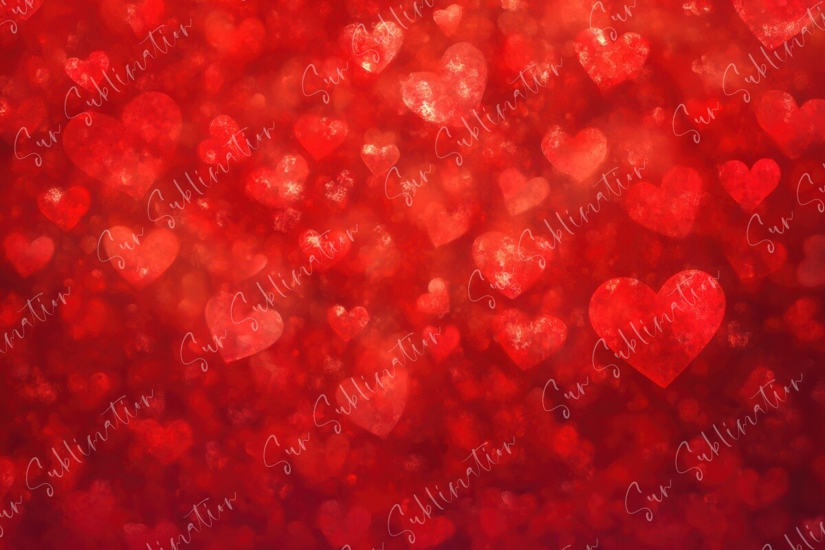 A Captivating Display of Romantic Red Graphic by Sun Sublimation ...