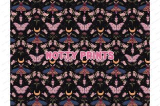 Night Garden Seamless Pattern Graphic by Notty Prints · Creative Fabrica