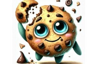 🍪 a Chocolate Chip Cookie Baby Monster Gráfico por Creativeguru ...