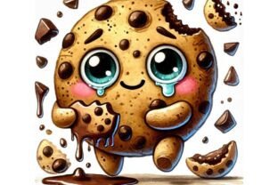 🍪 a Chocolate Chip Cookie Baby Monster Gráfico por Creativeguru ...