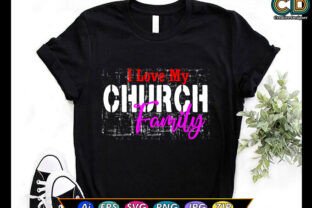 I Love My Church Family / Free Designs Graphic by creativedesigner5530 ...