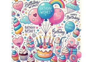 🎈 Birthday Wishes Float High with Ballo Gráfico por clipartguru ...