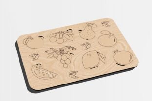 Educational Puzzle Fruits and Berries · Creative Fabrica