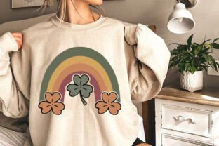 Retro St Patrick's Rainbow SVG, Rainbow Graphic by monster · Creative ...