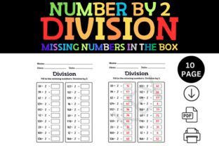 Sweet Division by 2 Worksheet for Kids Graphic by HustleGoal · Creative ...