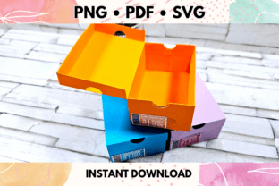 Mini Shoe Box Template + Label | EN-ITA Graphic by blog.viviconletizia ...