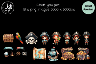 Pirates Ahoy Graphic by Passionateaboutcraft · Creative Fabrica