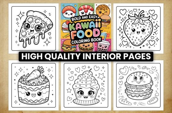 Bold Easy Cuddly Shop Coloring Pages Graphic by MH Design Nest ...