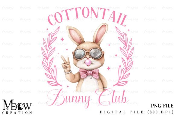 41 Girly Easter Bunny Designs & Graphics