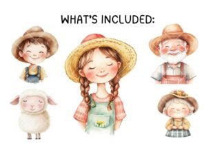 Farm Animals Clipart Bundle Graphic by passionpngcreation · Creative ...