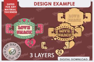 Love Shack Door Signs Laser Cut Bundle · Creative Fabrica