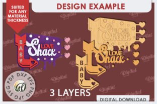Love Shack Door Signs Laser Cut Bundle · Creative Fabrica