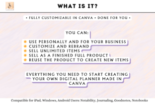 Canva Digital Planner Template Graphic by Tas Creative Studio ...