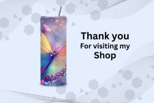 3D Charming Rainbow Butterfly Tumbler Graphic by Digital_Art12 ...