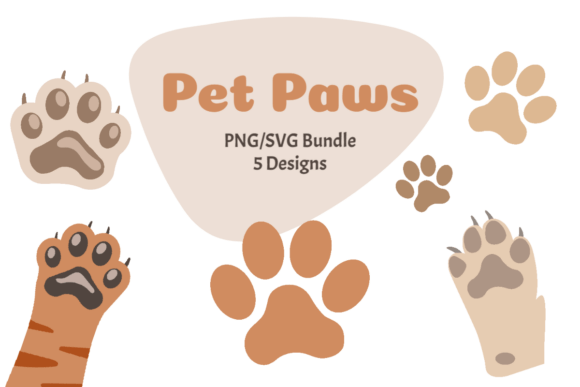 Pet Paws Bundle SVG Cut file by Pixel Prism Studio · Creative Fabrica
