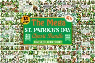 St. Patrick's Day Clipart Big Bundle Bundle · Creative Fabrica