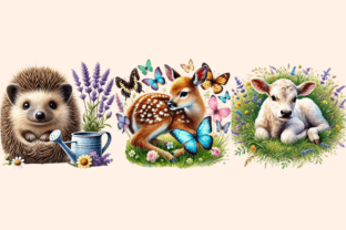 Spring Baby Animals P4 Clipart Graphic by Wonders Artist · Creative Fabrica
