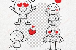20 Stick Figure Love Valentine's Day SVG Graphic by MeawwaDigitalArts ...
