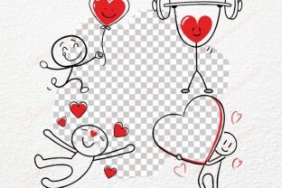 20 Stick Figure Love Valentine's Day SVG Graphic by MeawwaDigitalArts ...