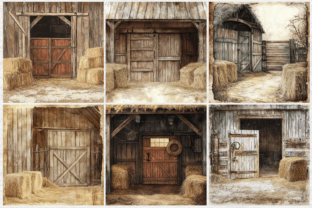 Vintage Horse Stables Graphic by Pro Designer Team · Creative Fabrica