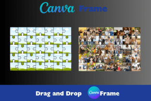 Canva Frame Puzzle Photo Template Graphic by Rosey Designs Galore ...