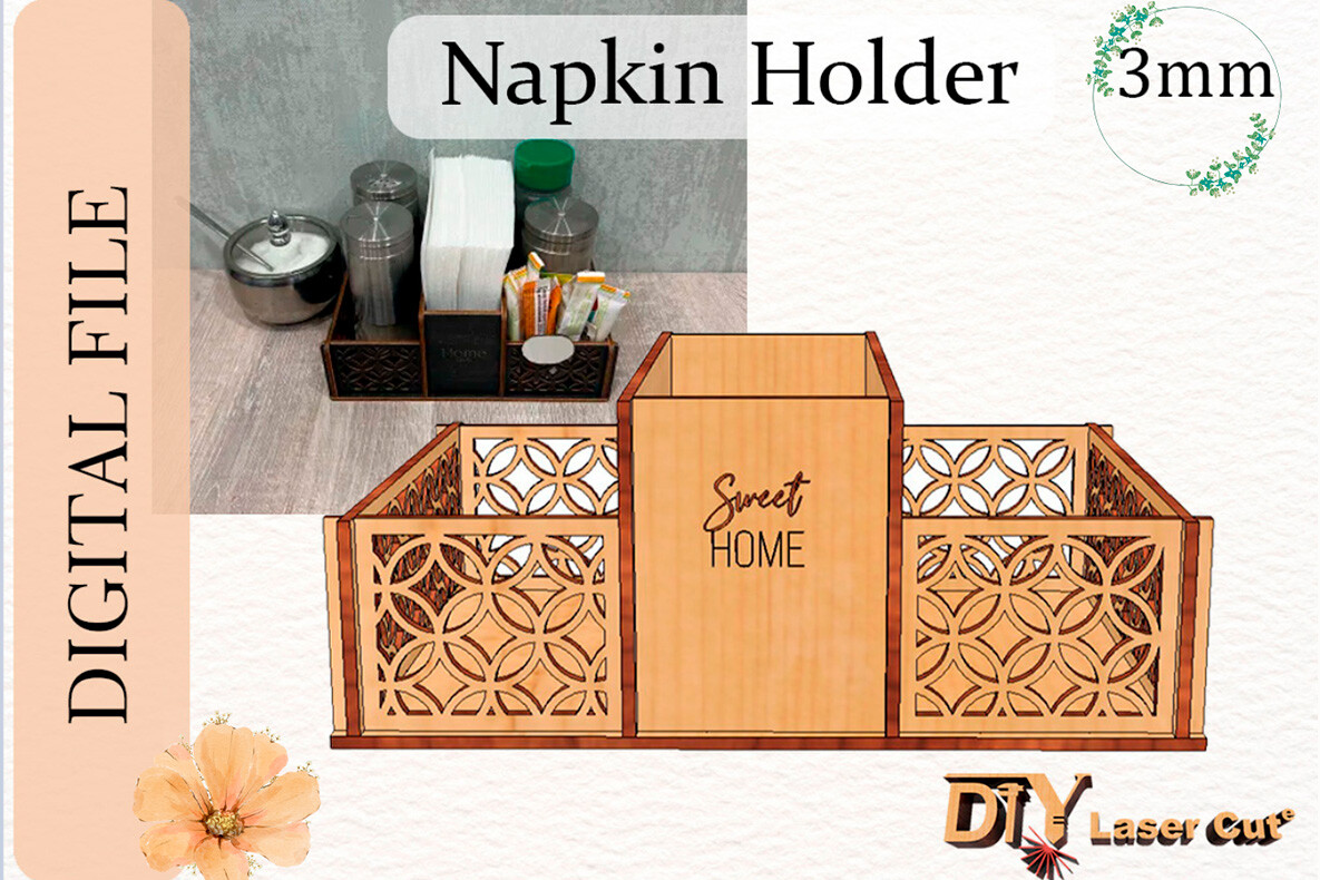 Kitchen Organizer Laser Cutting File · Creative Fabrica