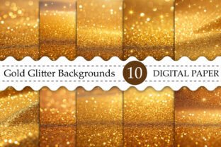 Gold Glitter Paper Backgrounds Graphic by Ak Artwork · Creative Fabrica