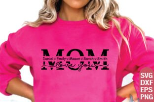 Mom Split Name Frame Svg, Mom Svg Graphic by momenulhossian577 ...