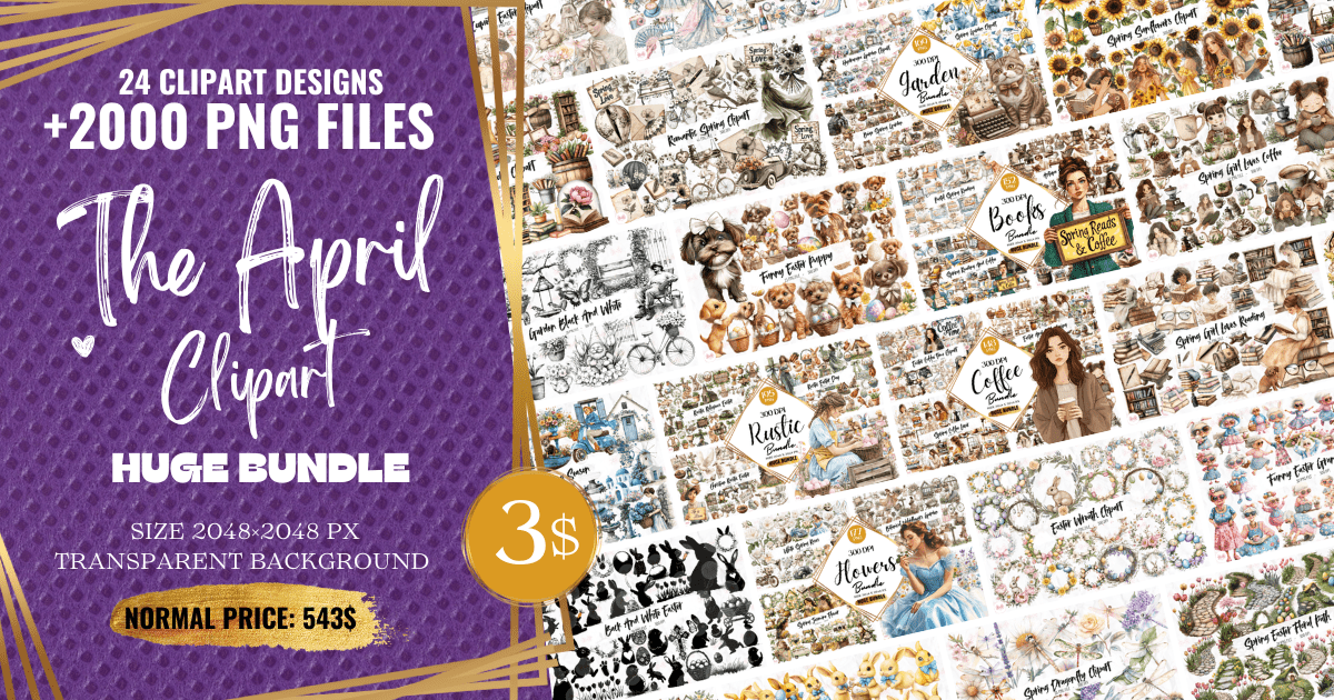The Ultimate Spring Clipart Bundle Bundle · Creative Fabrica