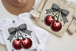 Trendy Checkered Bow PNG, Cherry Bow PNG Graphic by Bee.design ...
