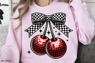 Trendy Checkered Bow PNG, Cherry Bow PNG Graphic by Bee.design ...