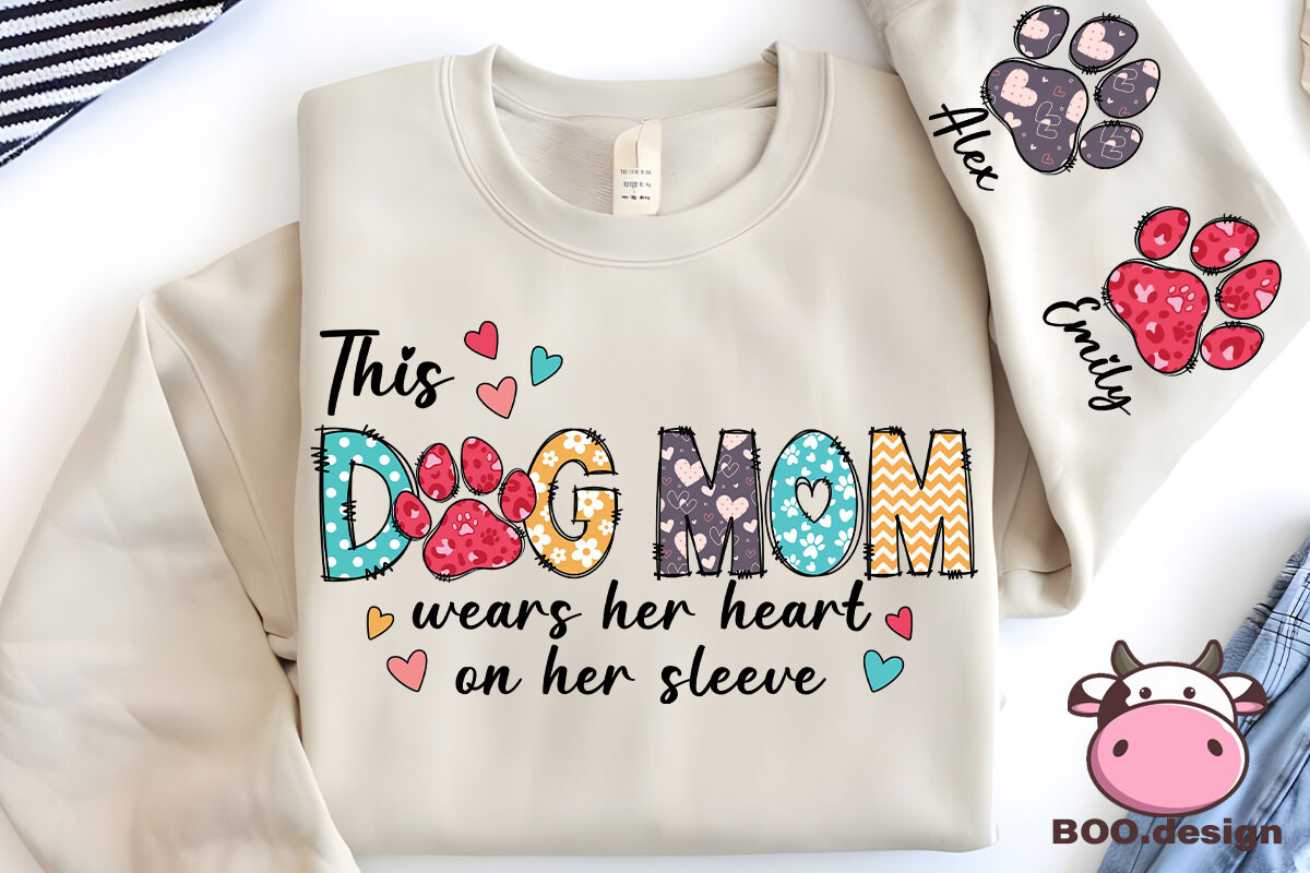Dog Mom Png, Mom Life Png, Mother's Day Graphic by BOO.design ...