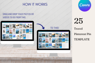 Travel Pinterest Pin Templates Canva Graphic by NdkMode · Creative Fabrica